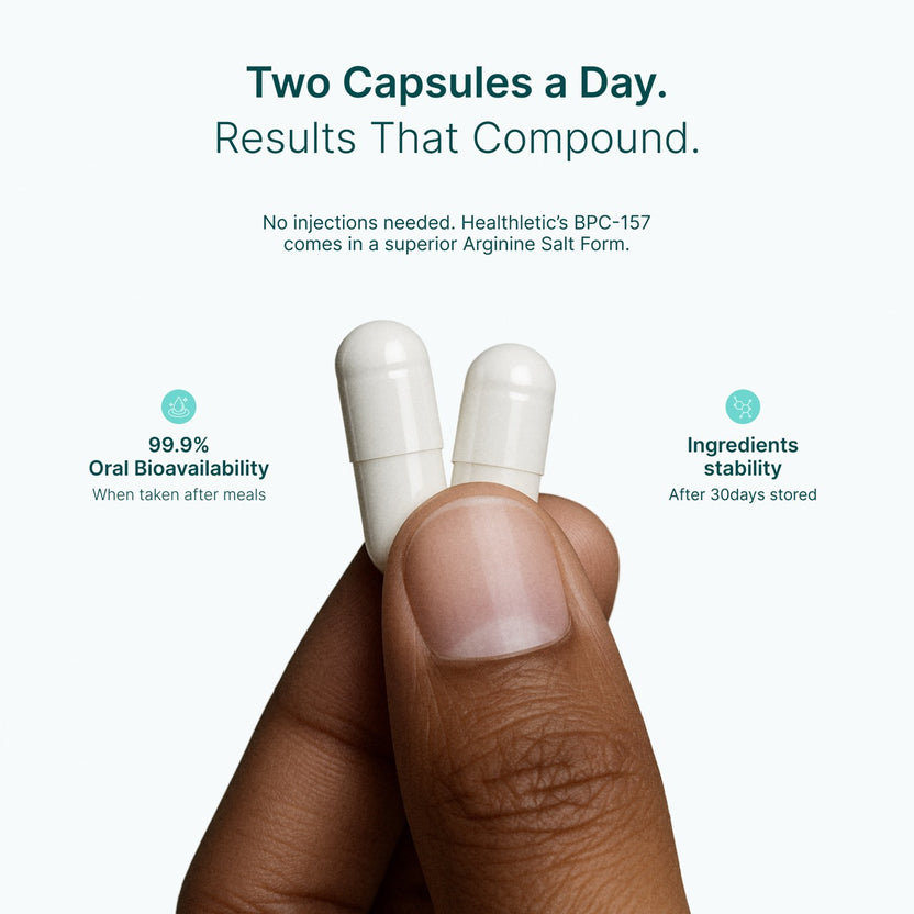 BPC-157 Supplement | Gut, Joint & Muscle Recovery Support – Healthletic