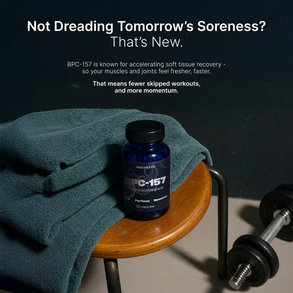 BPC-157 Supplement | Gut, Joint & Muscle Recovery Support – Healthletic